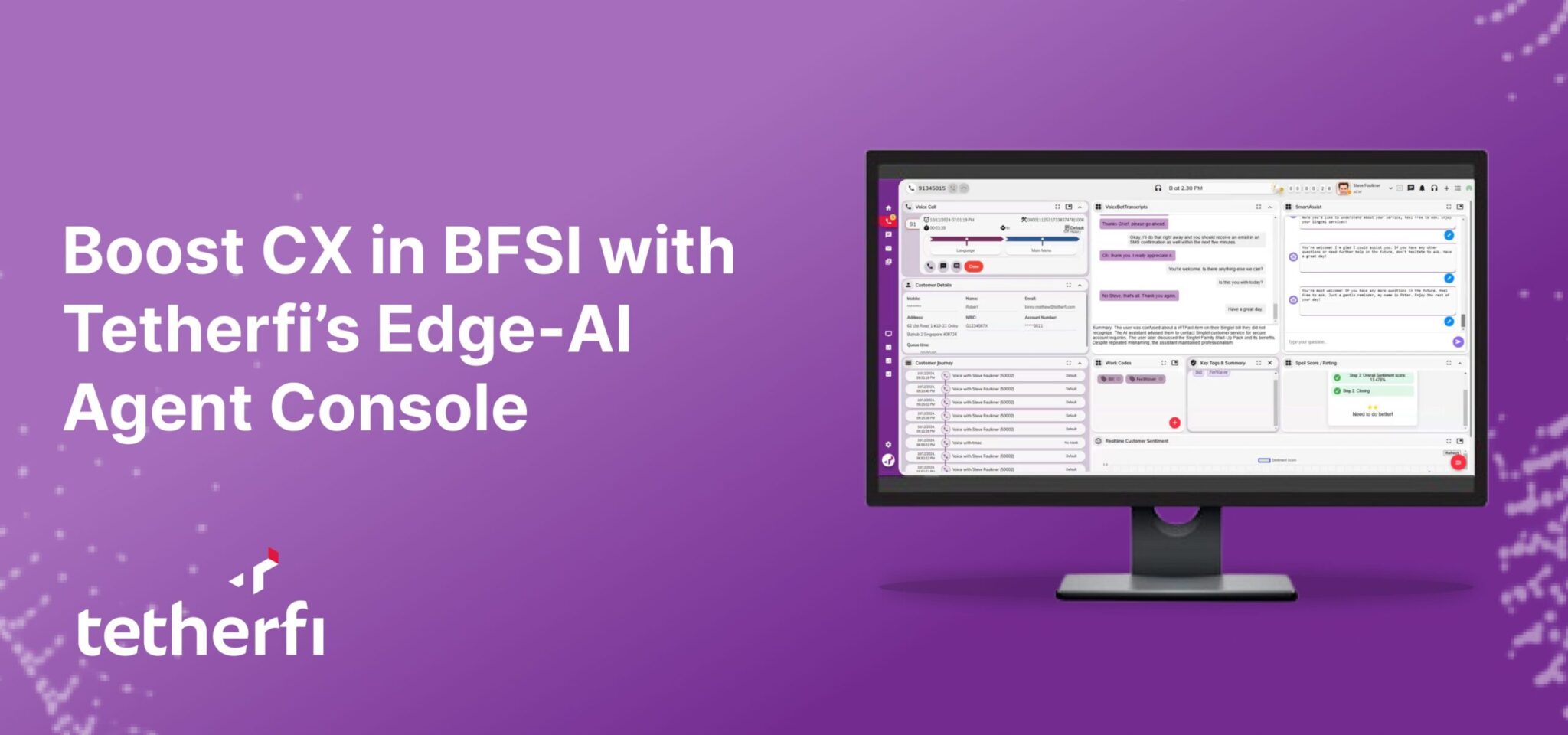 Elevating BFSI Engagement with Tetherfi Agent Console